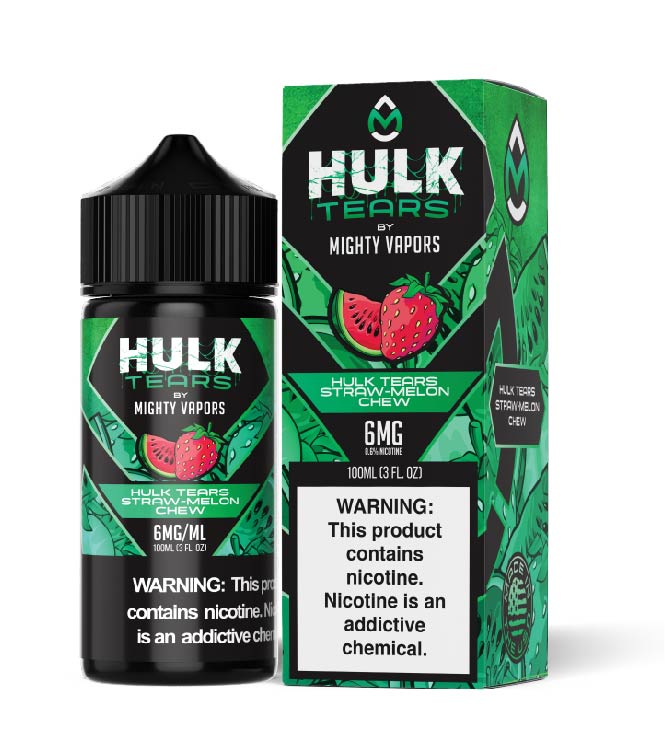 Hulk Tears (Original) Straw Melon Chew 100ml – E-CIG 101